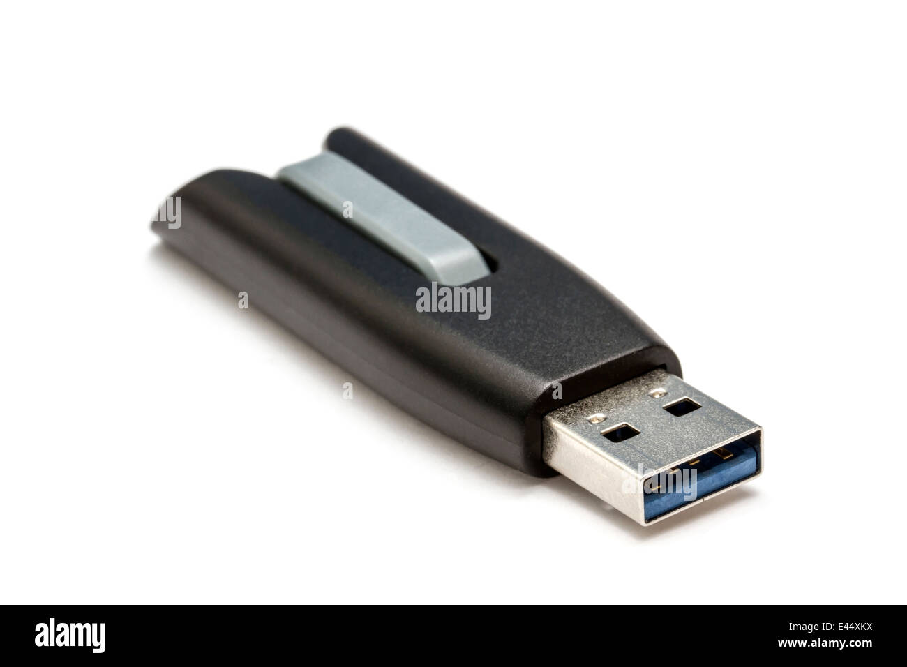 USB Flash Drive closeup on white background Stock Photo - Alamy