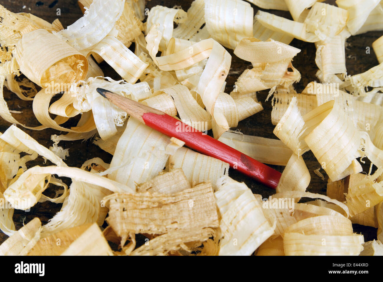 A plane in a carpentry workshop. Tools in a carpenter's shop Stock ...