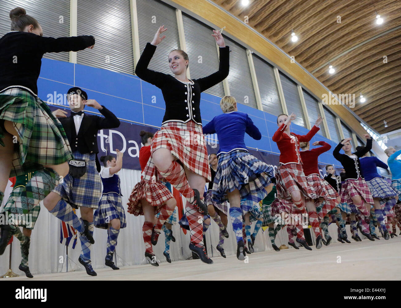 Vancouver, Canada. 2nd July, 2014. Highland dancers dance on stage ...
