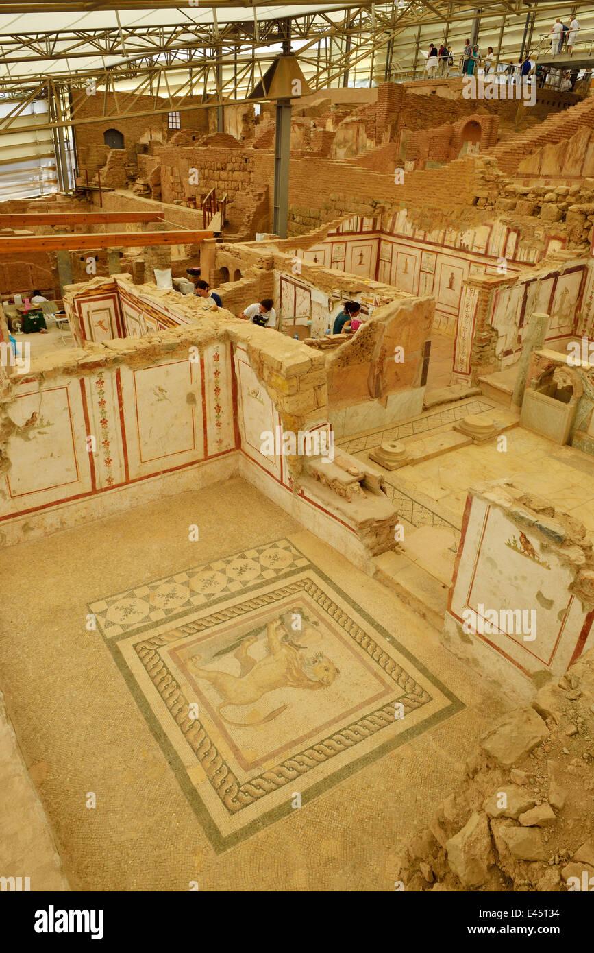 Ancient Terrace Houses, archaeological site of Ephesus, Selçuk, İzmir ...