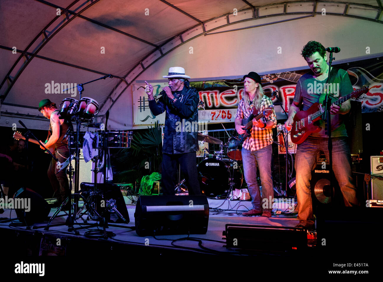 Ameno Italy. 01th July 2014. The American blues/rock supergroup ROYAL ...