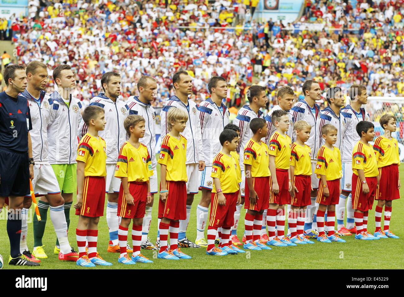 Rio de Janeiro, Brazil. 22nd June, 2014. Russia team group (RUS ...
