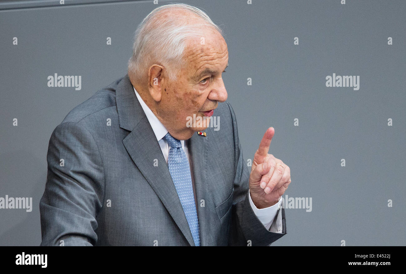 Berlin, Germany. 3rd July, 2014. German-French political scientist ...