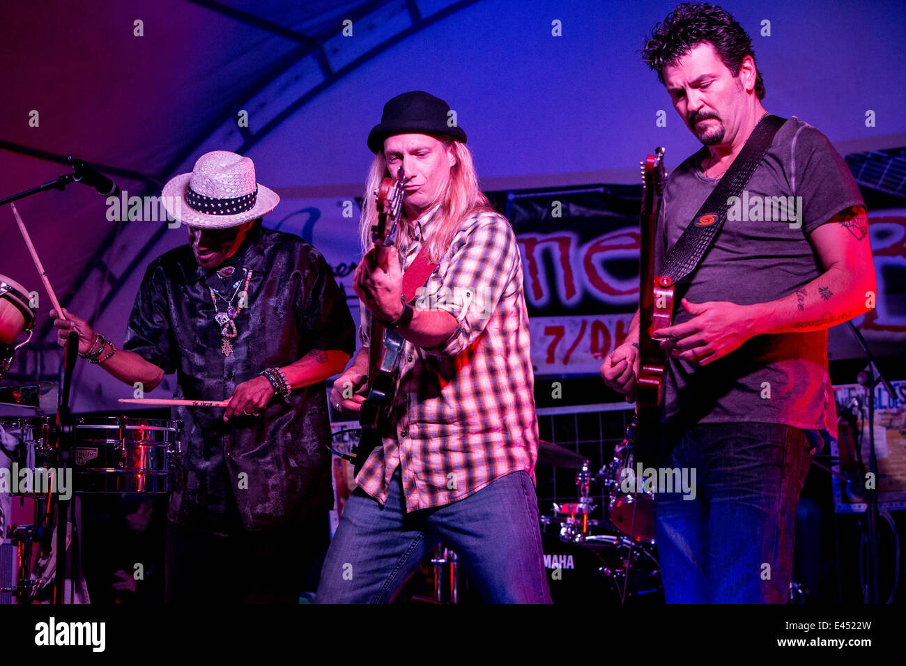 Ameno Italy. 01th July 2014. The American blues/rock supergroup ROYAL ...