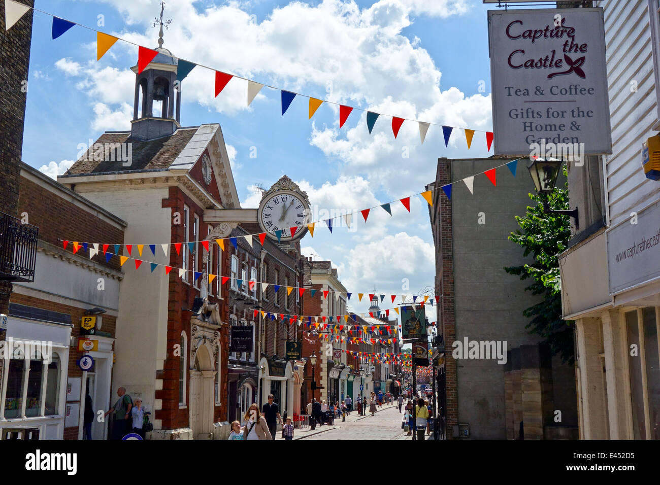 High Street Rochester Stock Photo - Alamy