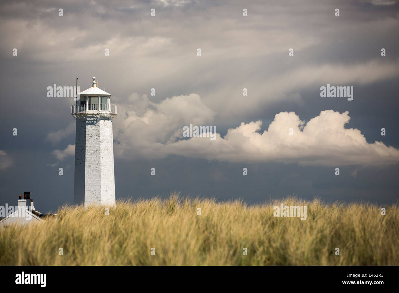 The lighthouse on Walney Island, Cumbria, UK Stock Photo - Alamy
