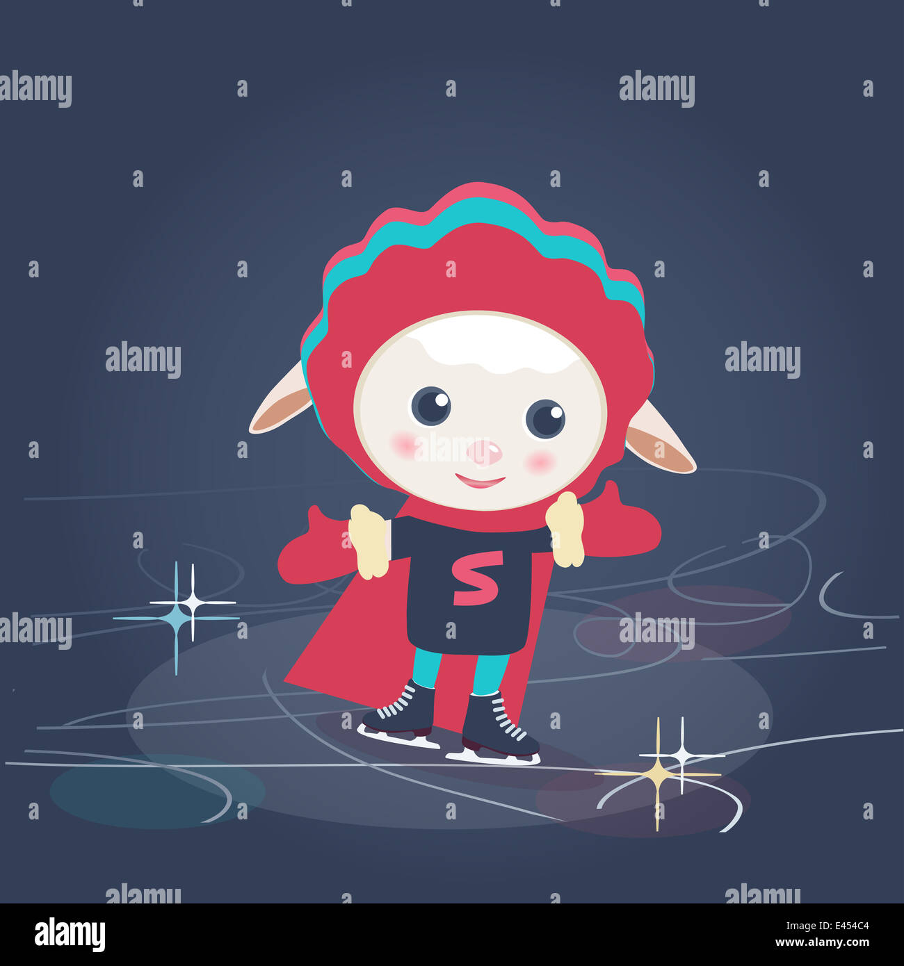 Cartoon sheep hi-res stock photography and images - Alamy