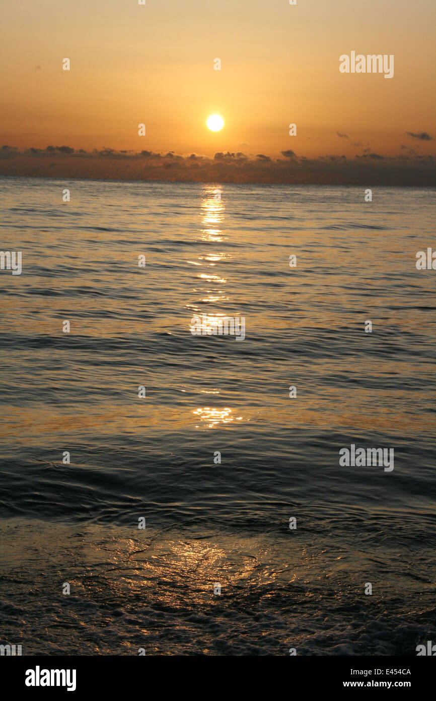 sunrises at Caspian sea,Astara Beach,Iran Stock Photo - Alamy