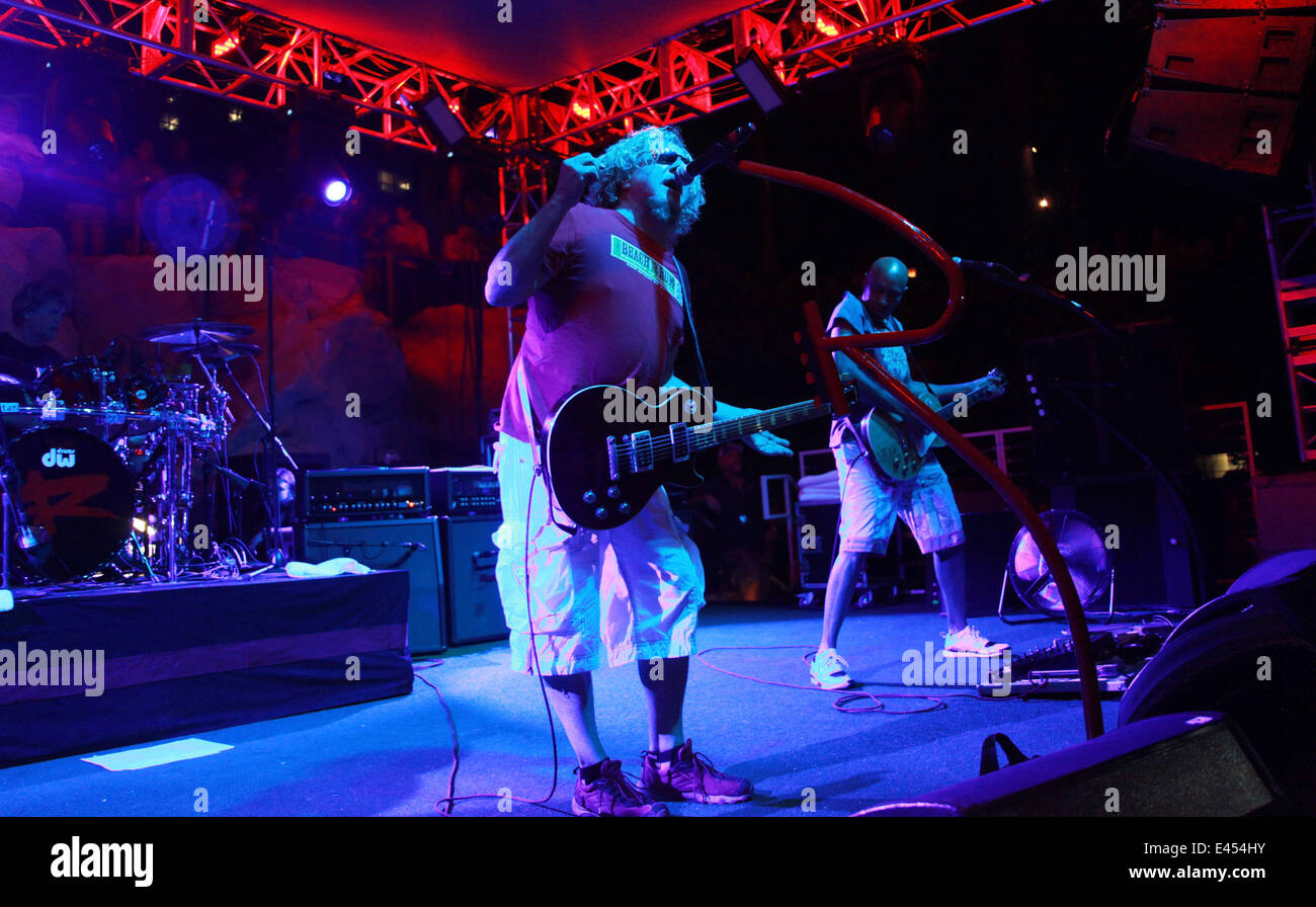 Las Vegas, Nevada, USA. 2nd July, 2014. Rocker Sammy Hagar performs in ...