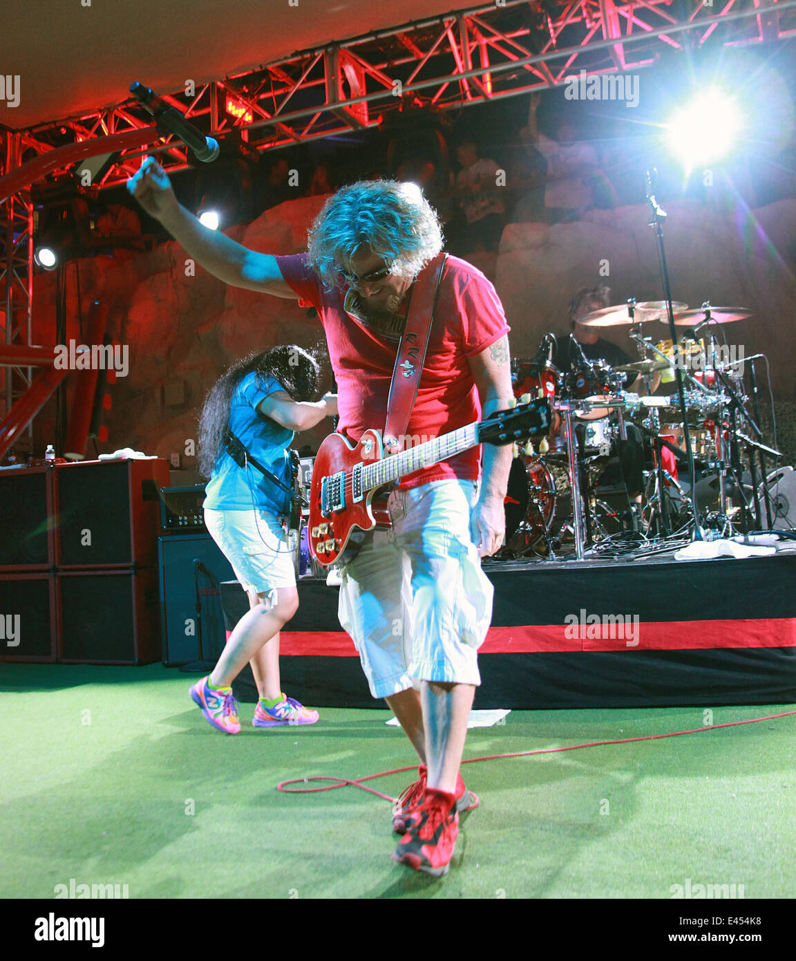 Las Vegas, Nevada, USA. 2nd July, 2014. Rocker Sammy Hagar performs in ...
