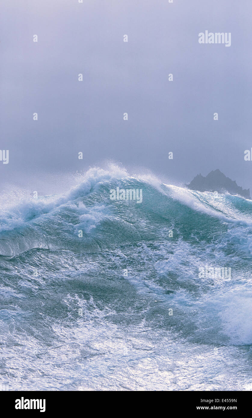 The wind and the seas were so rough that it hi-res stock photography ...