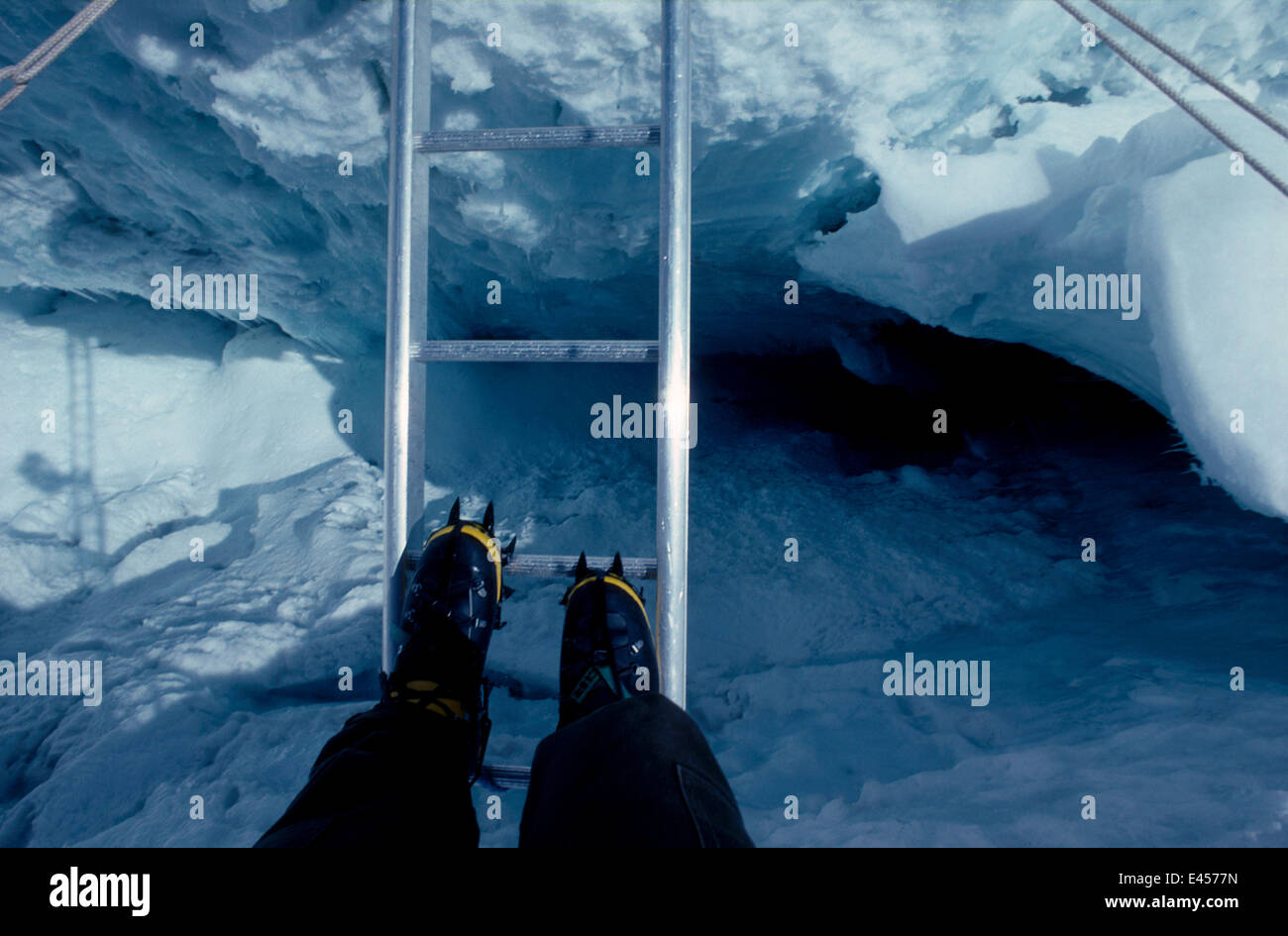 Crevasse Glacier Ladder