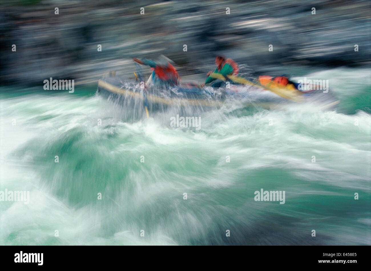 White water river rafting, Yukon, Canada Stock Photo - Alamy