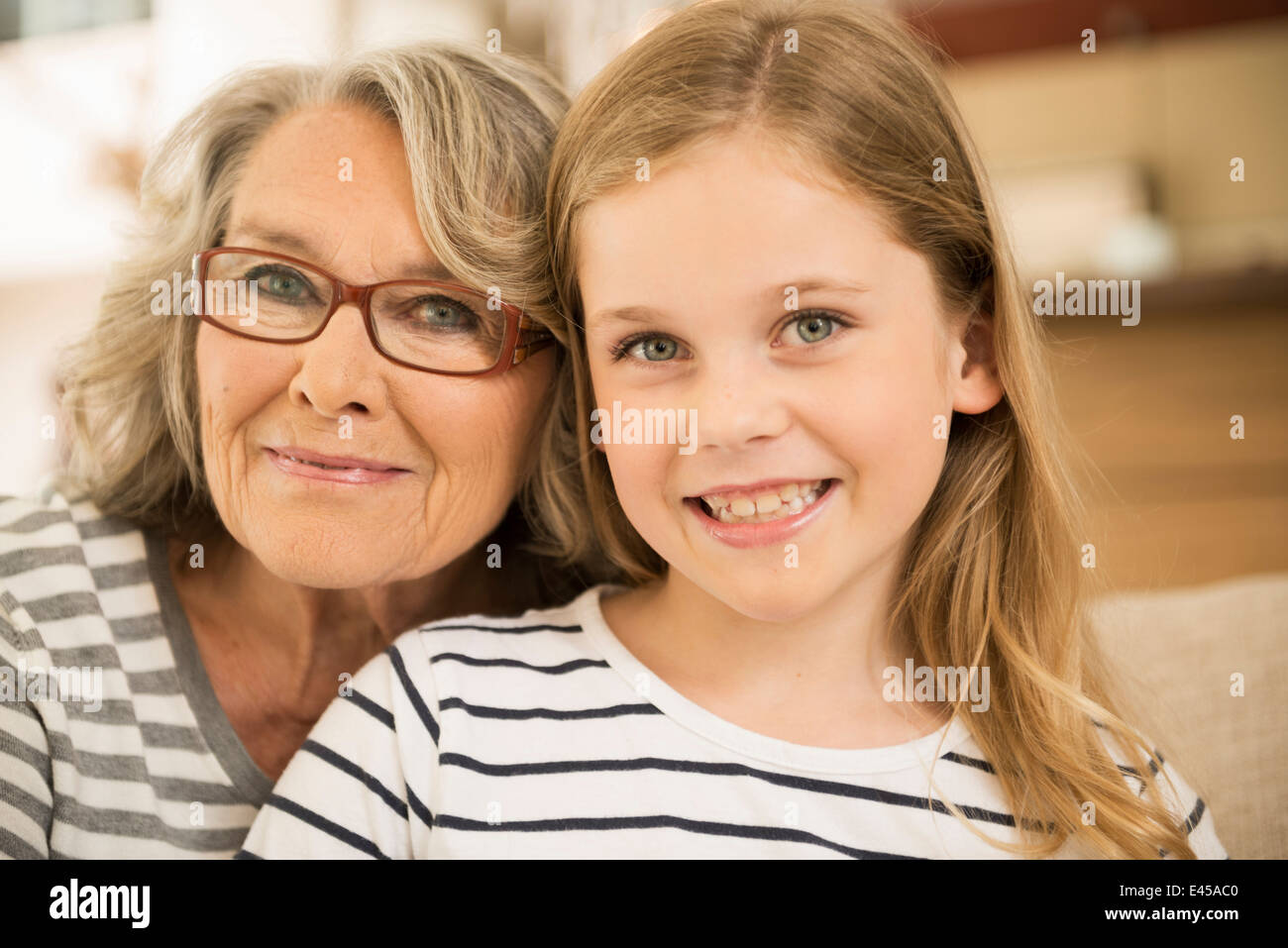 Grandparent grandchild eye contact hi-res stock photography and images ...