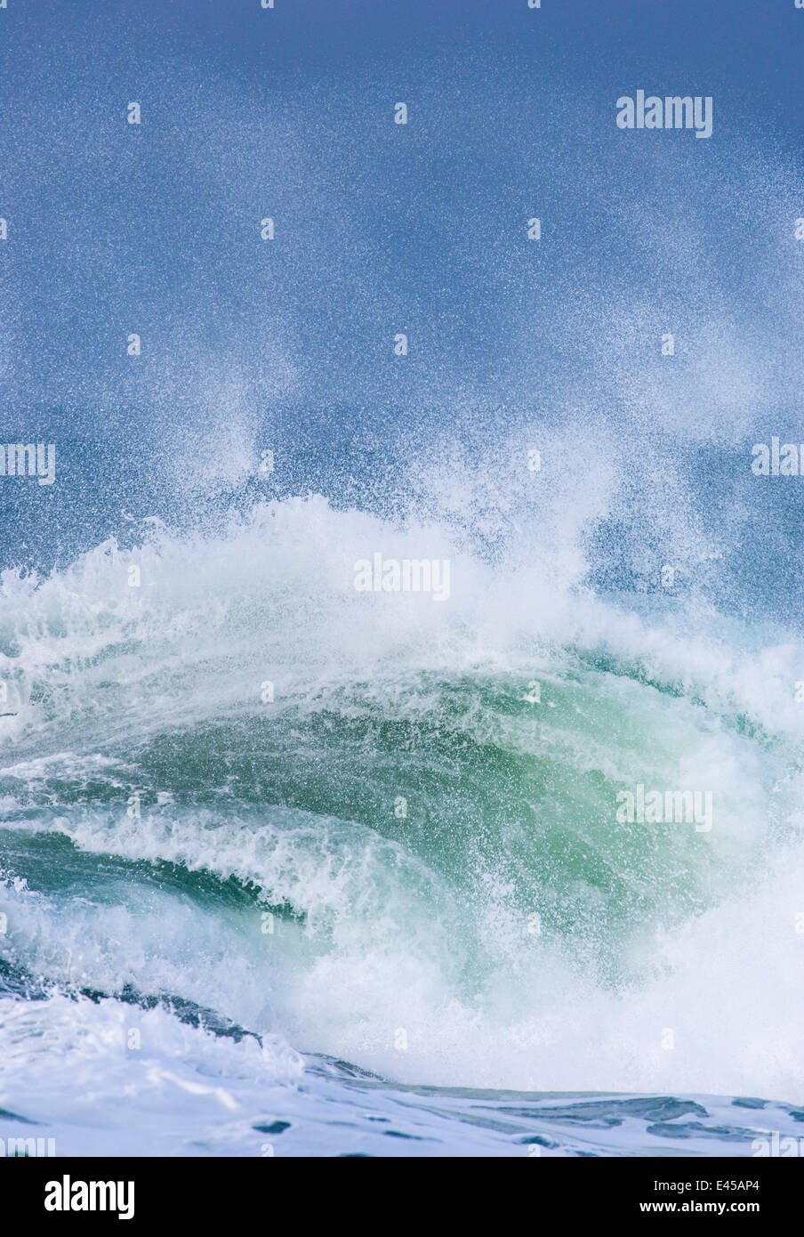 Wave rolling into Saligo Bay, Islay, Argyll, Scotland, UK. February ...