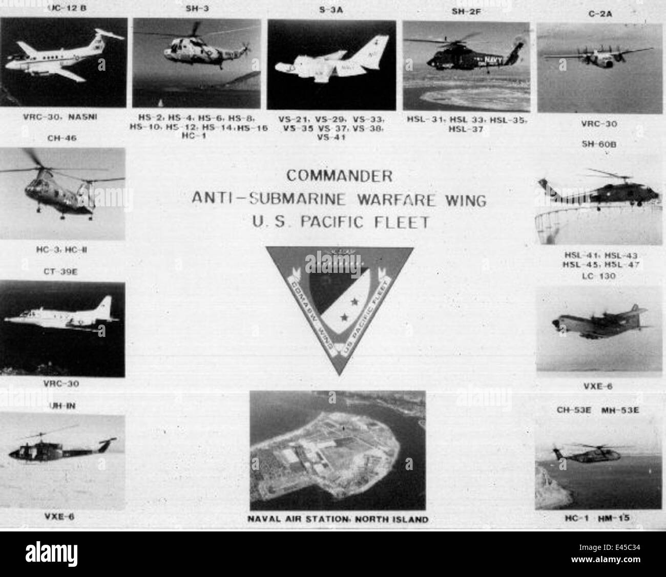 A photograph of an Anti-Submarine Warfare (ASW) Wing Pacific squadron ...