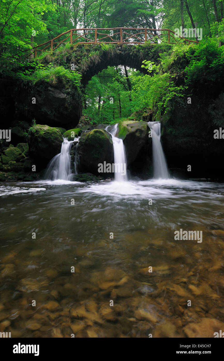 Schiessentümpel waterfall, Consdorf, Mullerthal, Luxembourg, May 2009 ...