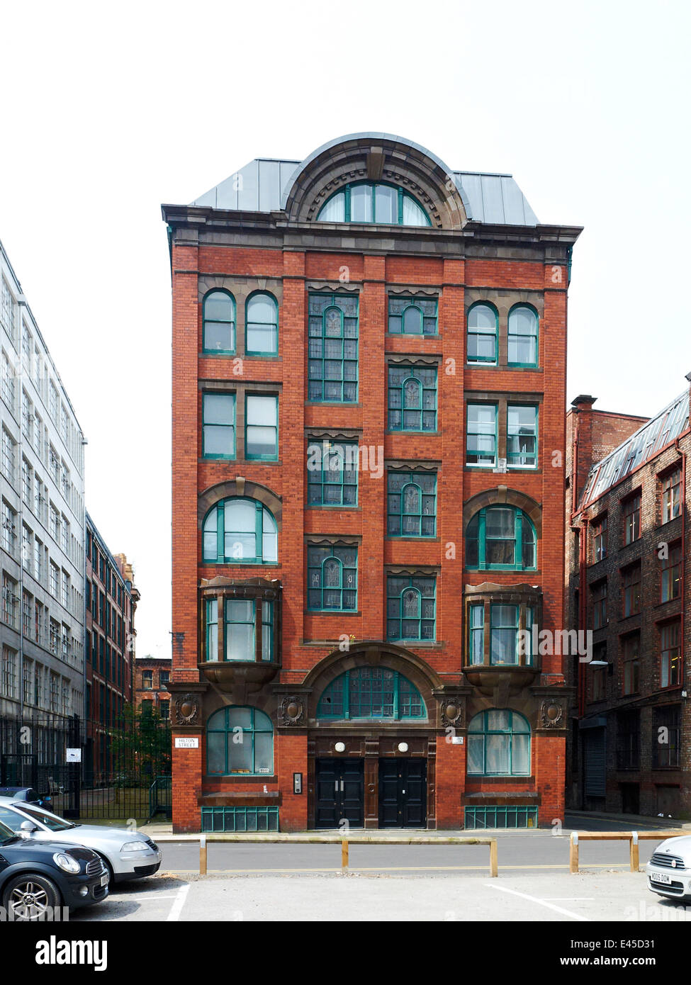 Listed building in Hilton Street Manchester UK Stock Photo - Alamy
