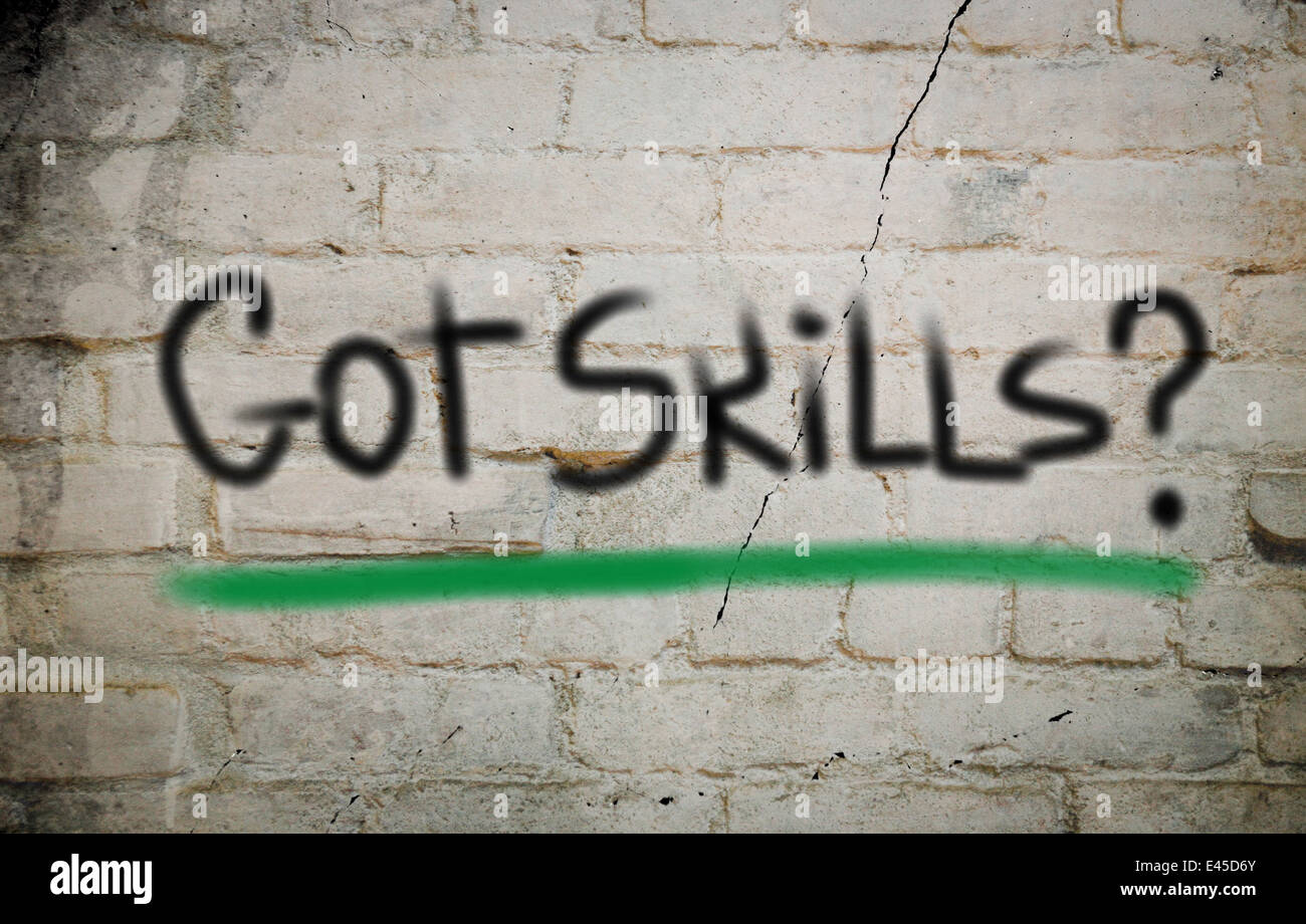 Got Skills Concept Stock Photo - Alamy