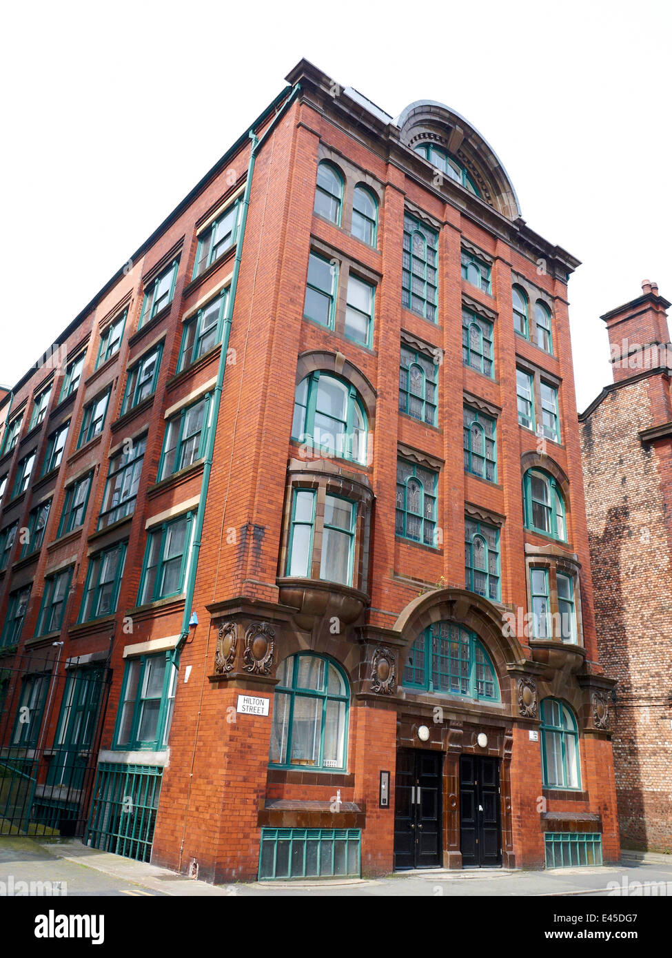 Listed building in Hilton Street Manchester UK Stock Photo - Alamy