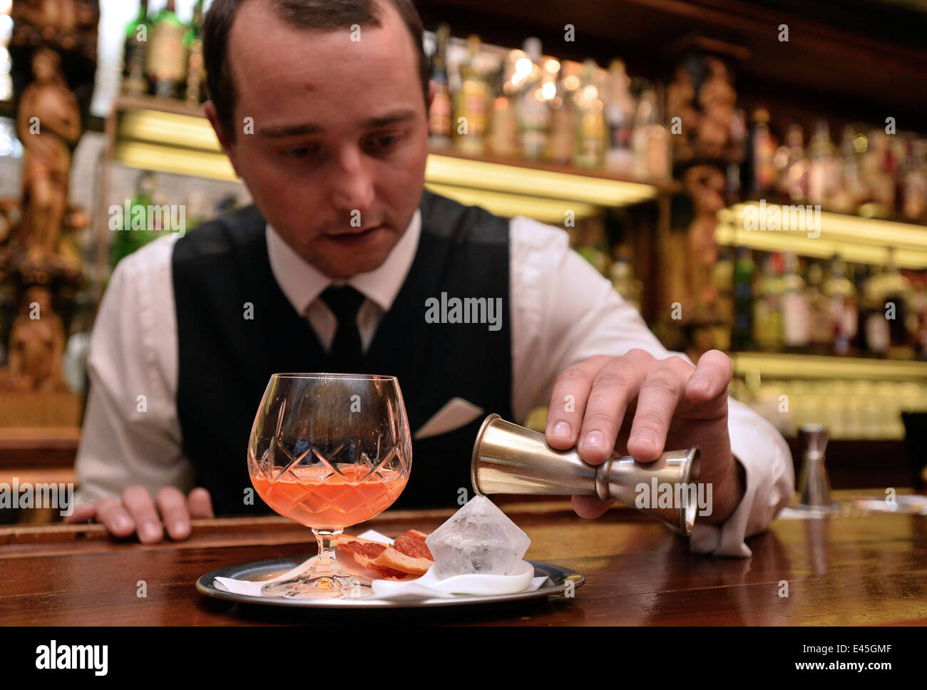 Prague, Czech Republic. 2nd July, 2014. Black Angel´s Bar, nominated ...