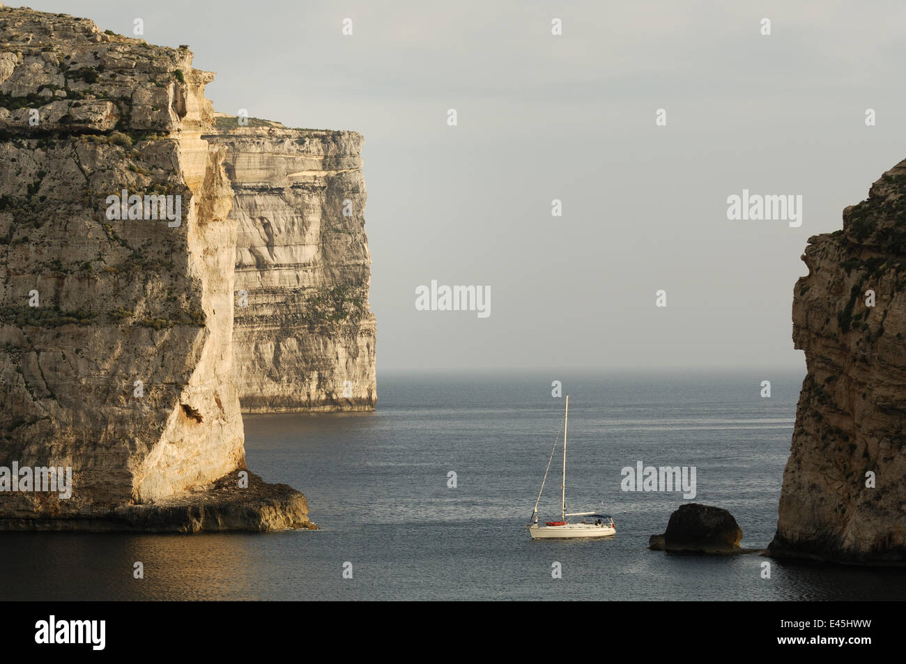 Dwejra coastline, Gozo, Malta, May 2009 Stock Photo - Alamy