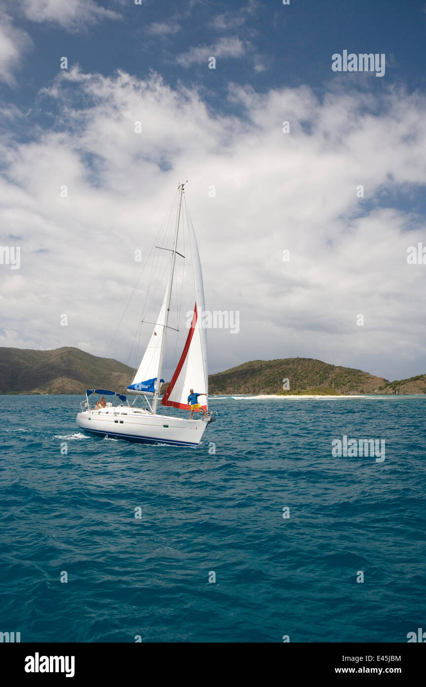 Sunsail yacht cruising in the British Virgin Islands, March 2006 ...