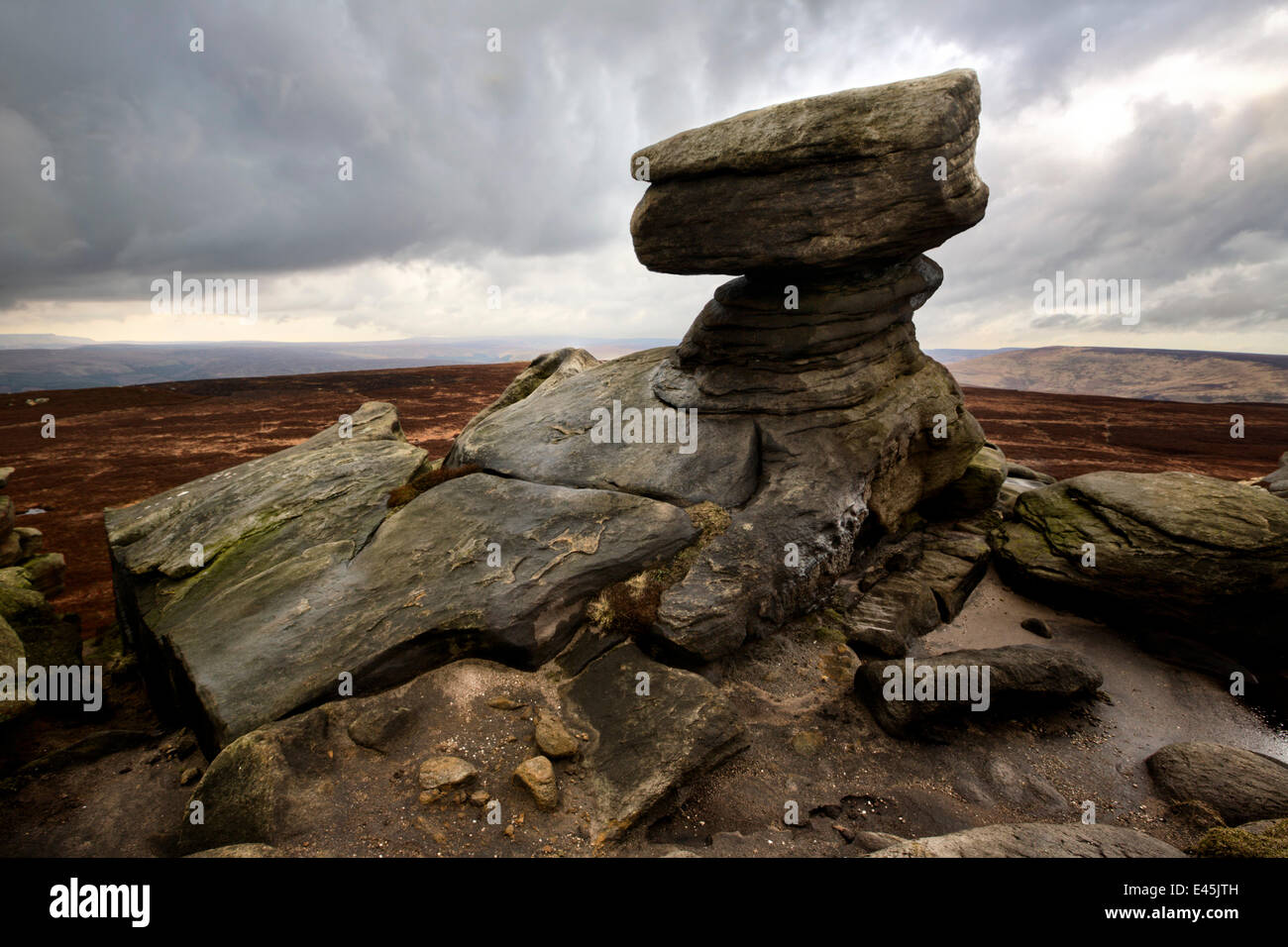 British moors storm hi-res stock photography and images - Alamy