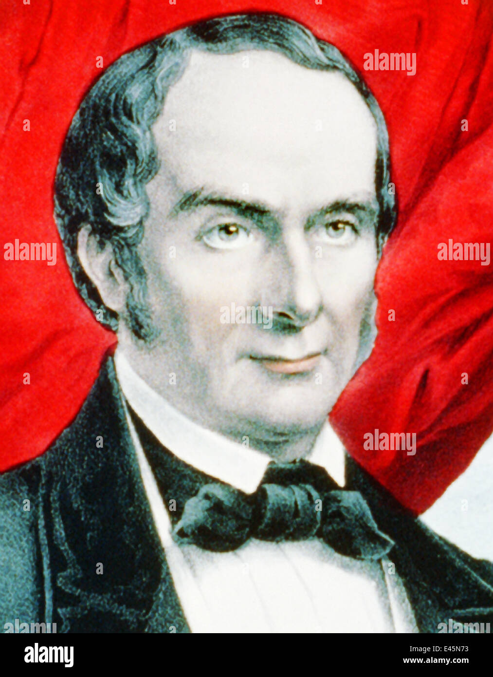Vintage portrait of Daniel Webster Stock Photo - Alamy