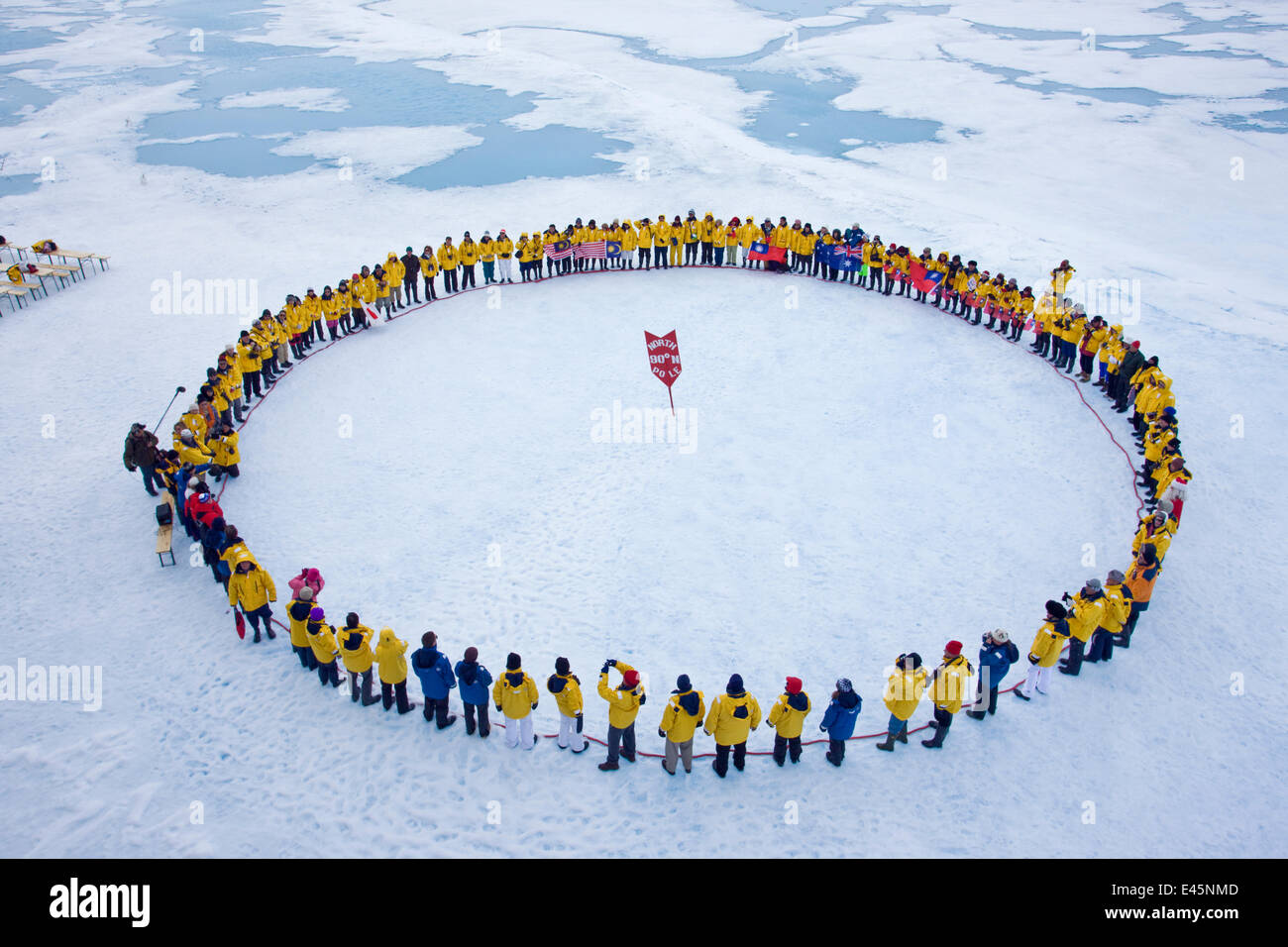 Arctic circle sign people hi-res stock photography and images - Alamy