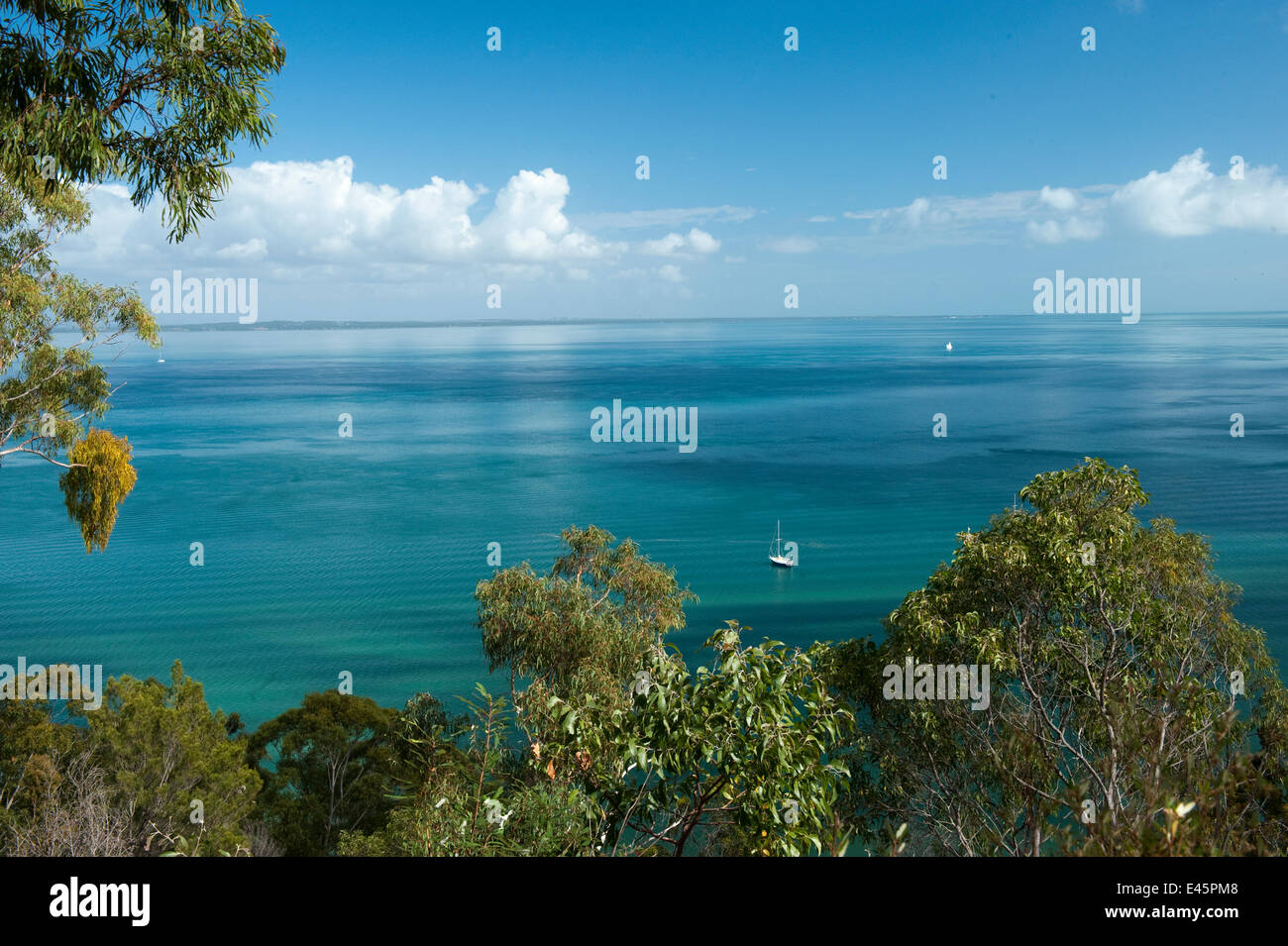 View of Great Sandy Strait, Fraser Island, Queensland, Australia ...
