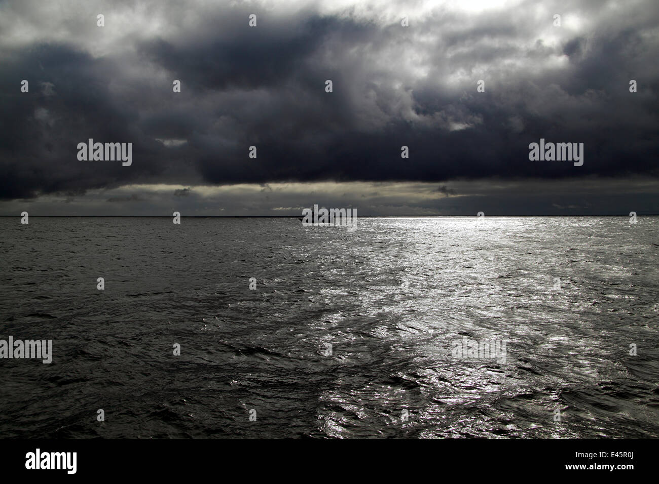 Storm Clouds Gathering At Sea
