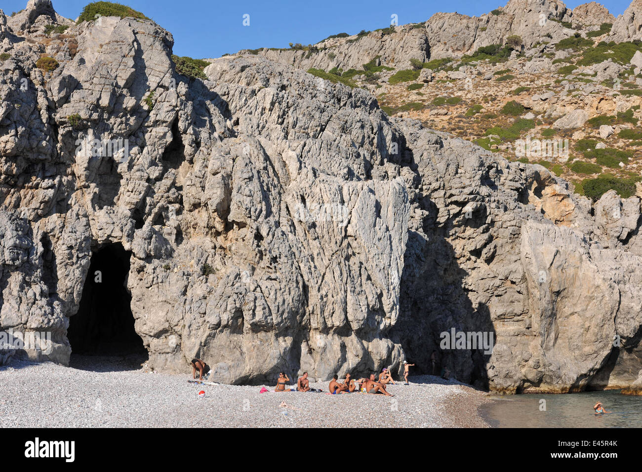 Traganou beach rhodes hi-res stock photography and images - Alamy