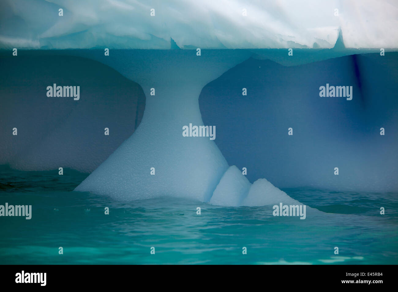 Iceberg showing wave erosion, Antarctica, January Stock Photo - Alamy