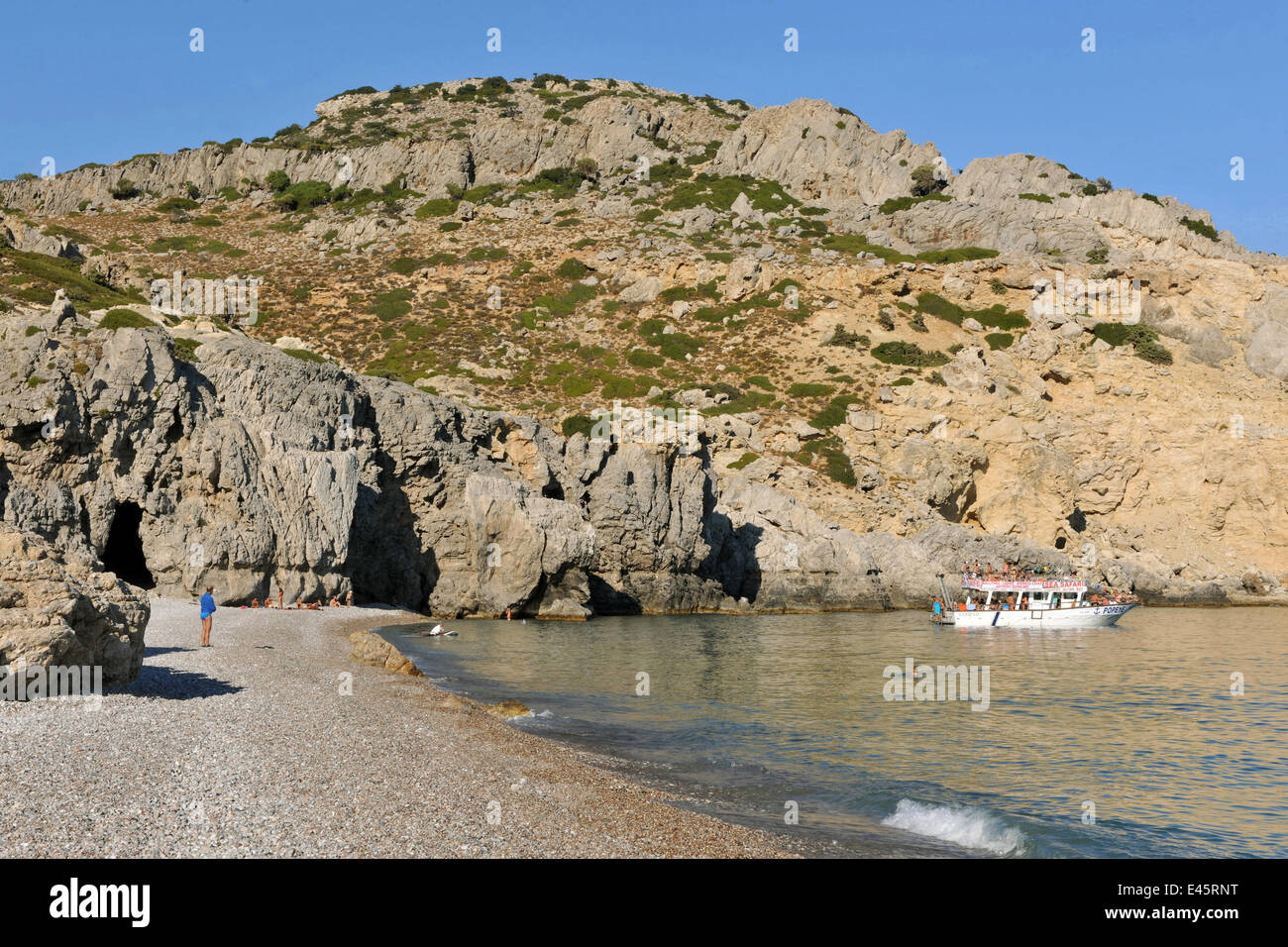 Traganou beach rhodes hi-res stock photography and images - Alamy