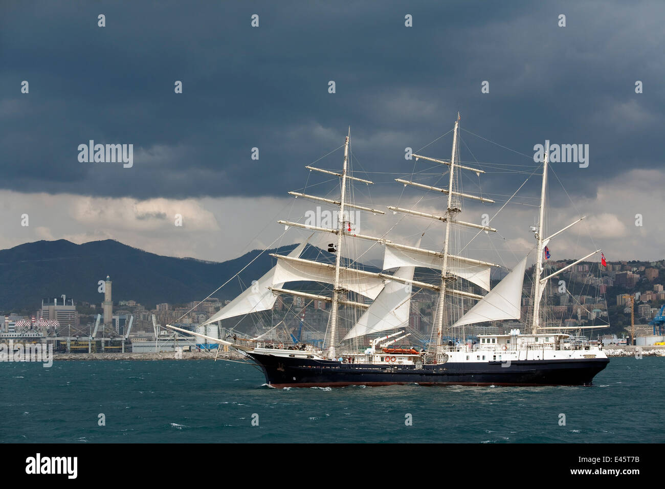 British three masted Barque "Tenacious". Garibaldi Tall Ship Regatta ...