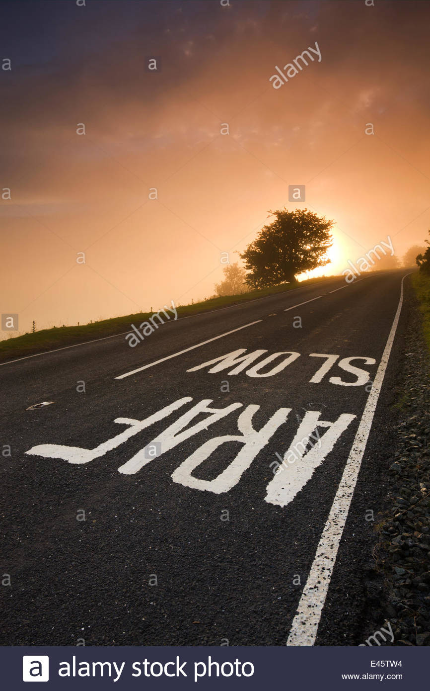 Painted Traffic Sign High Resolution Stock Photography and Images - Alamy