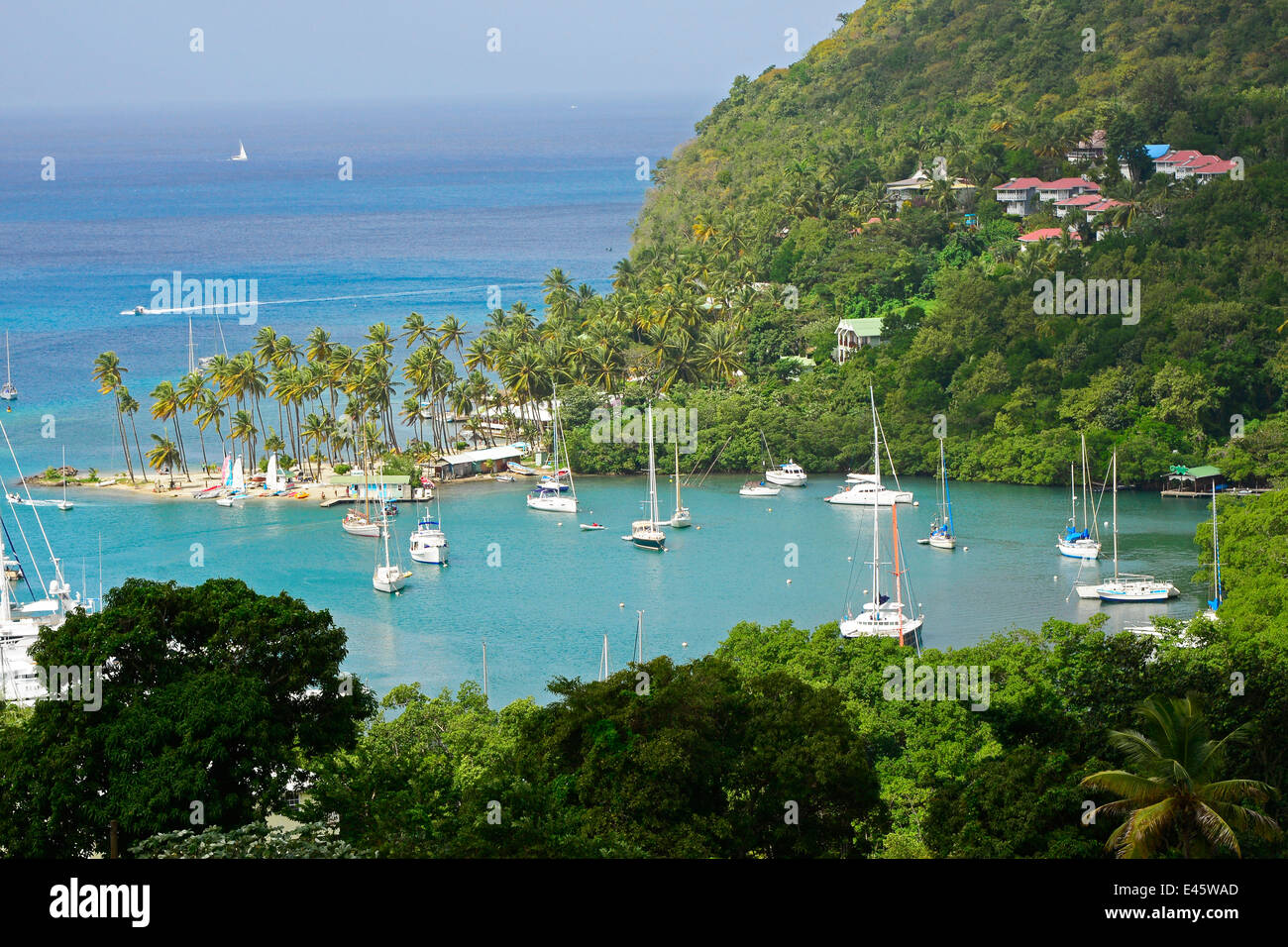 Marigot bay leisure pleasure port hi-res stock photography and images ...