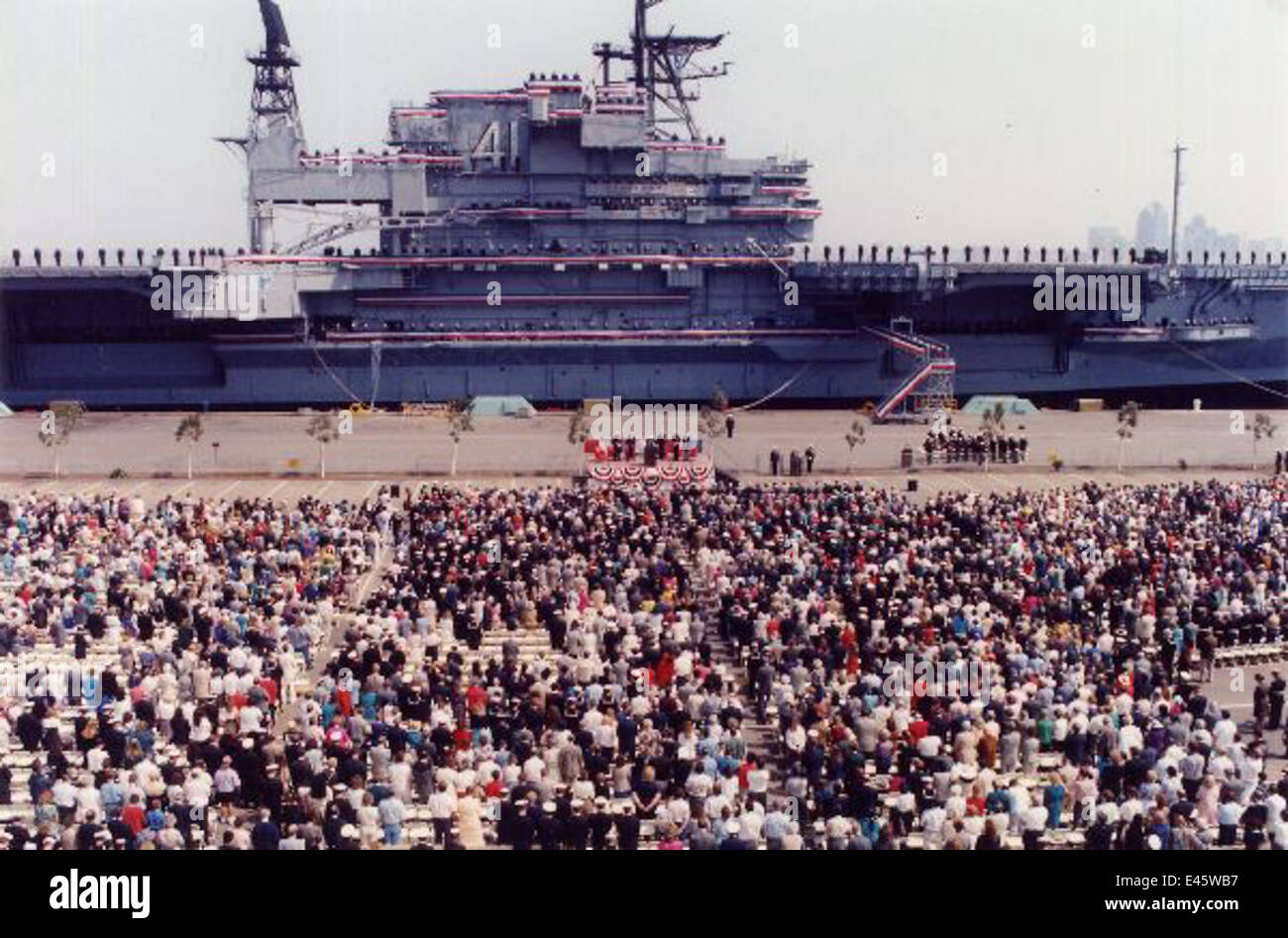 CV41 decom ceremony Stock Photo - Alamy
