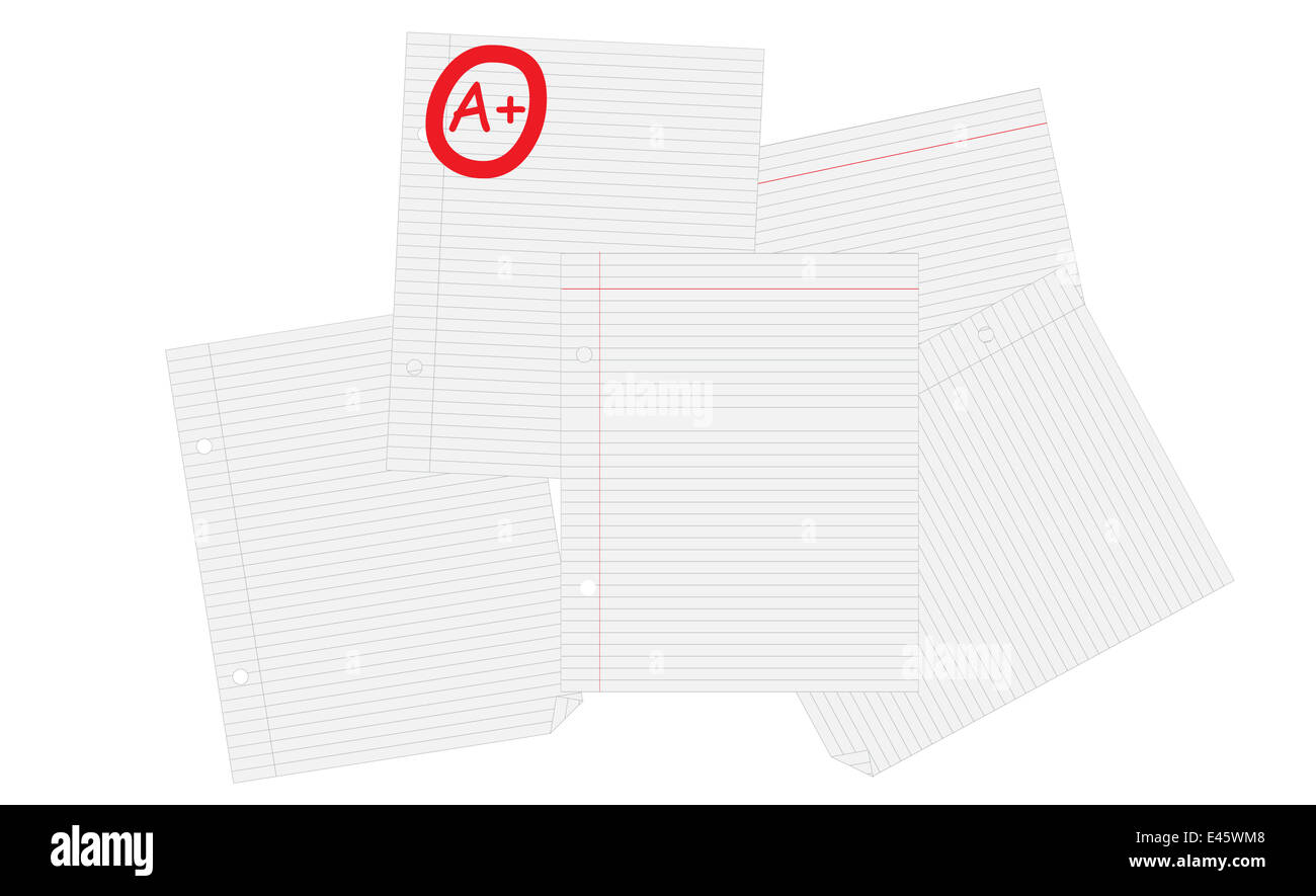 A Paper A+ Stock Photo - Alamy