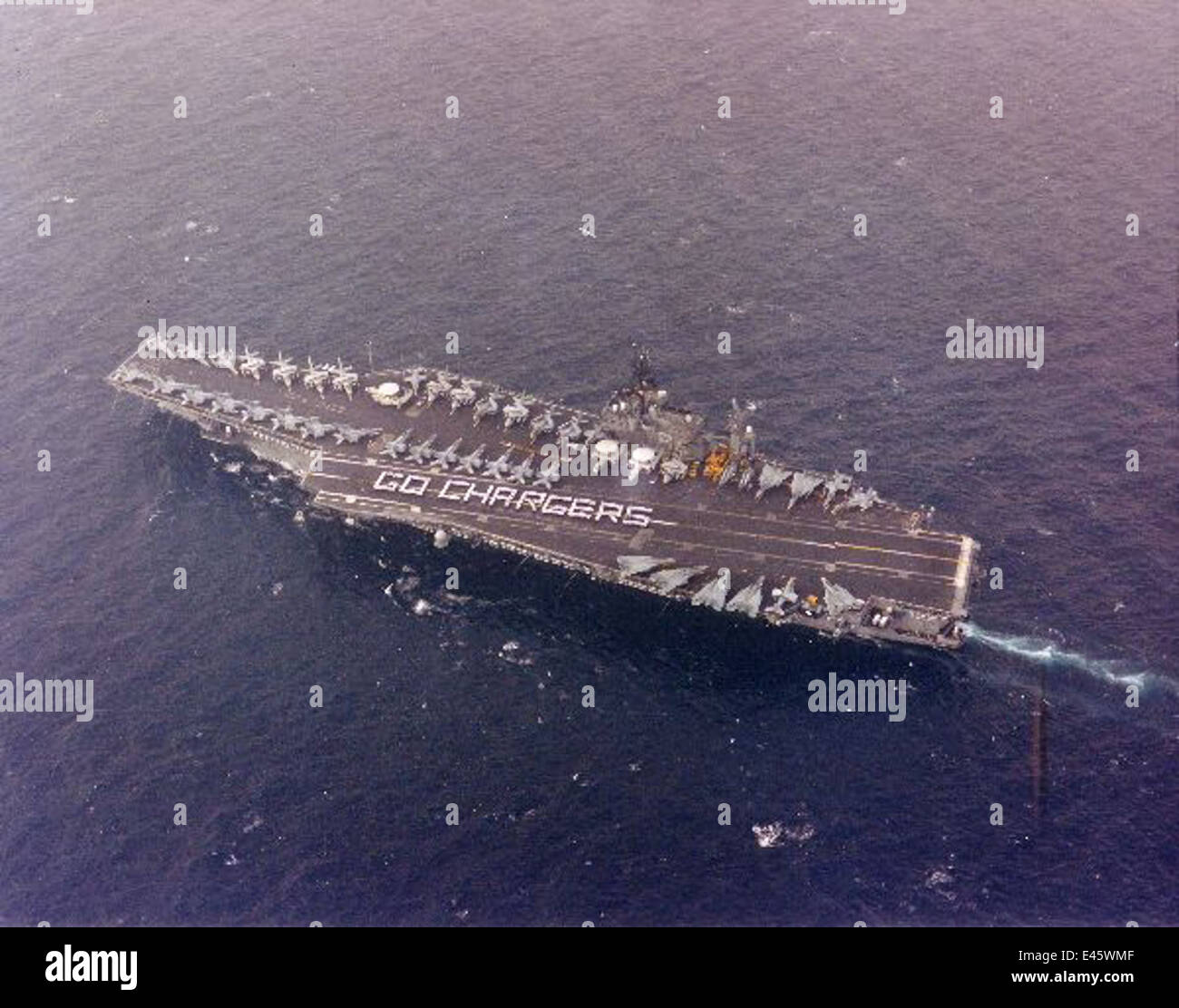 CV 64 at sea with CVW 2 late 2000s Stock Photo - Alamy