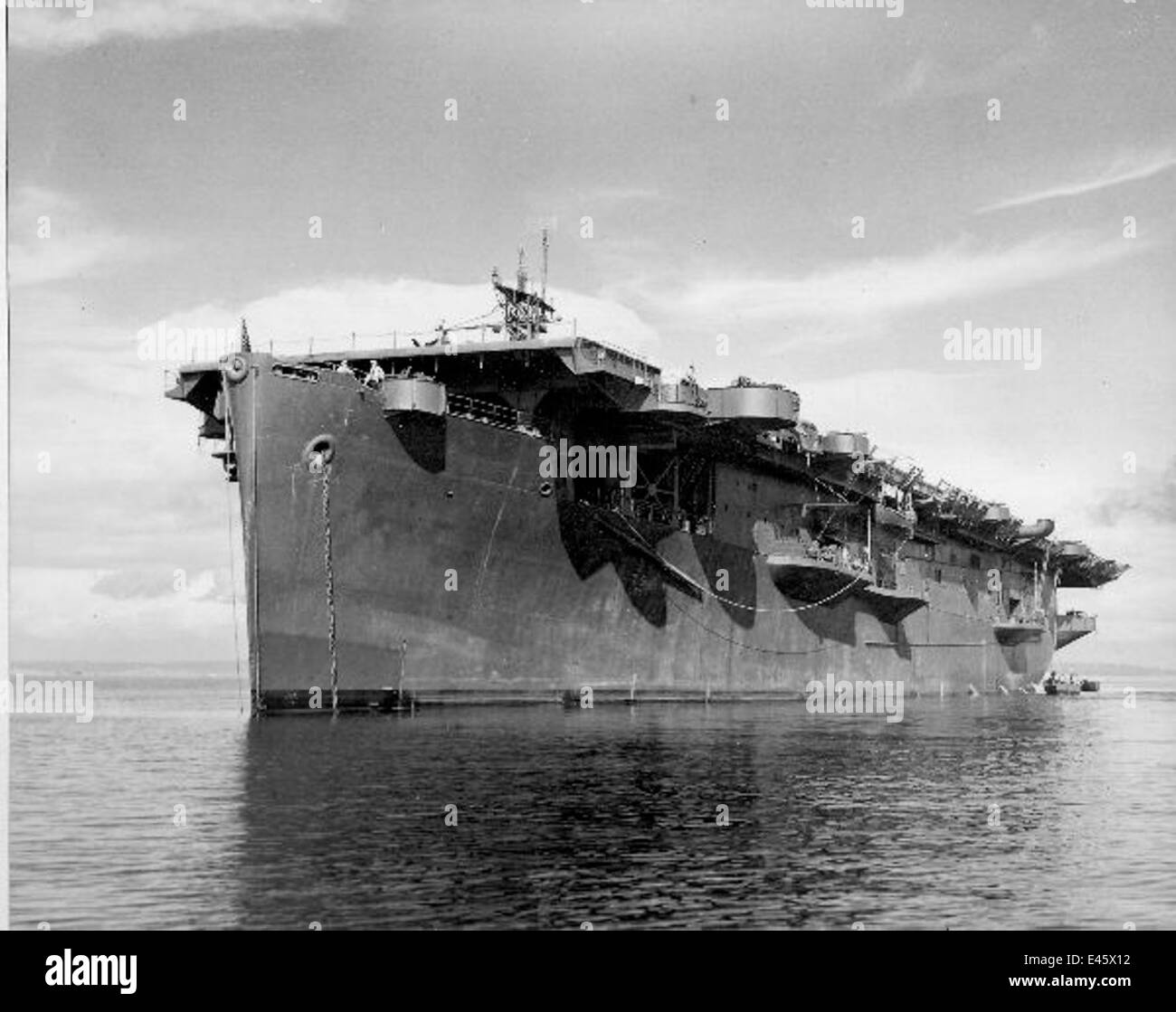 A photograph of the Copahee (CVE-12), an escort carrier of the United ...