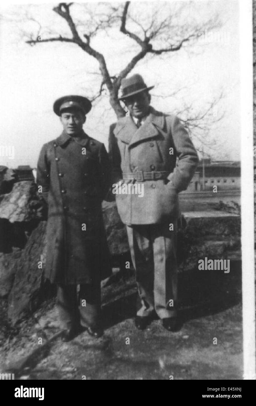 A photograph highlighting Chinese pilots who served with the Flying ...