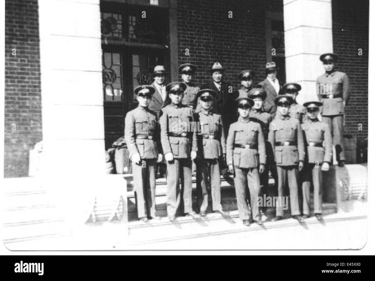 A photograph depicting Chinese pilots associated with the 'Flying ...