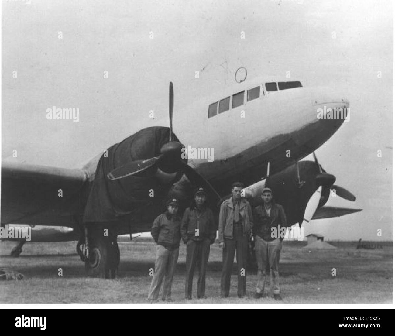 A photograph showcasing pilots of the China National Aviation ...