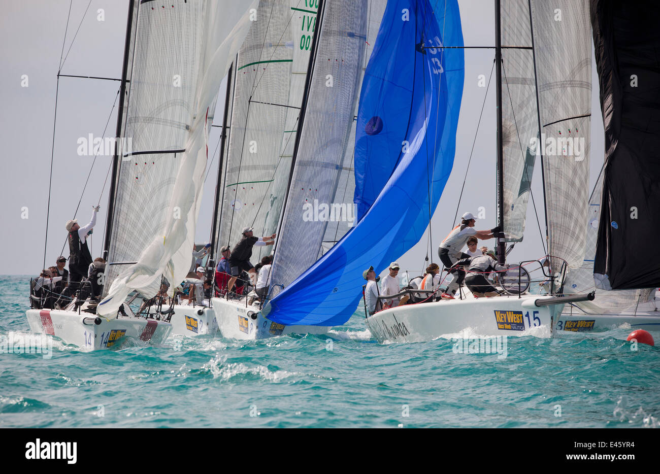 Key west race week hi-res stock photography and images - Alamy