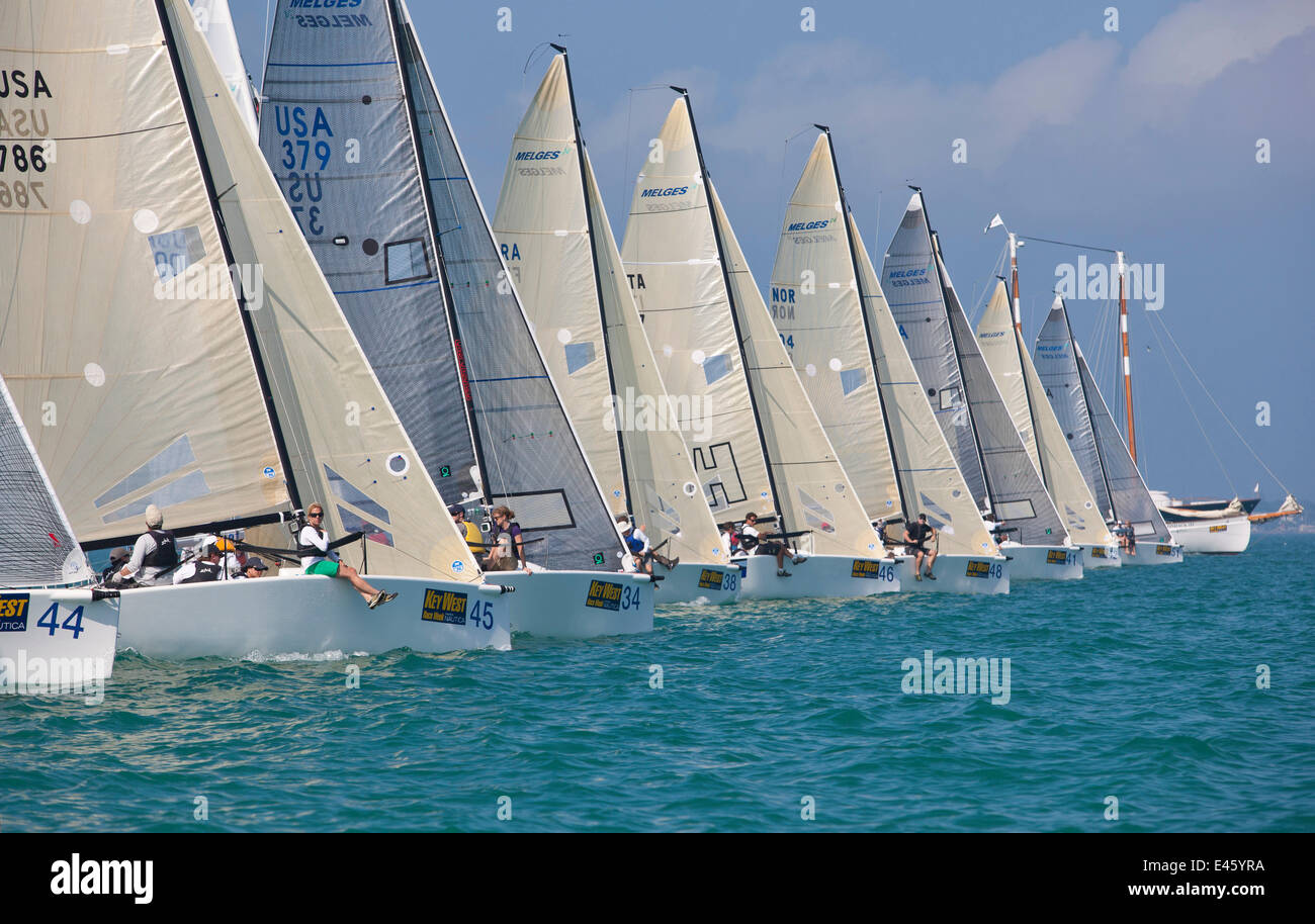Key west race week hi-res stock photography and images - Alamy
