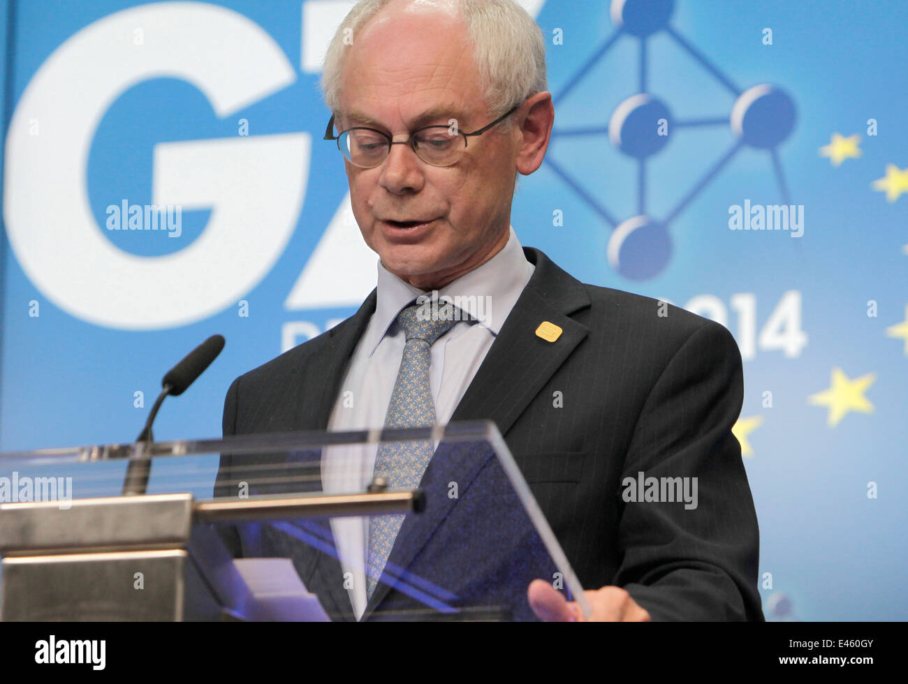 Former Prime Minister of Belgium , Herman Van Rompuy, President of the ...