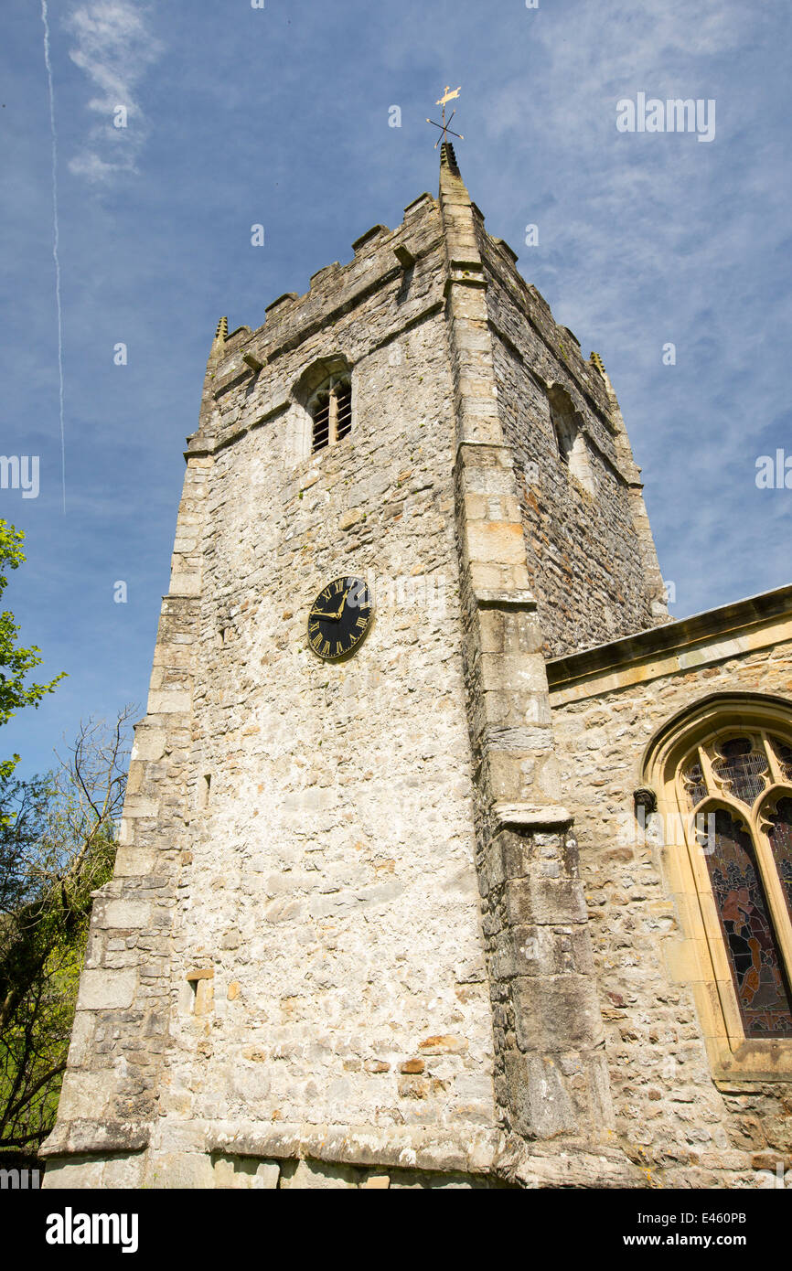 An ancient church in Arncliffe, Littondale, Yorkshire Dales, UK Stock ...