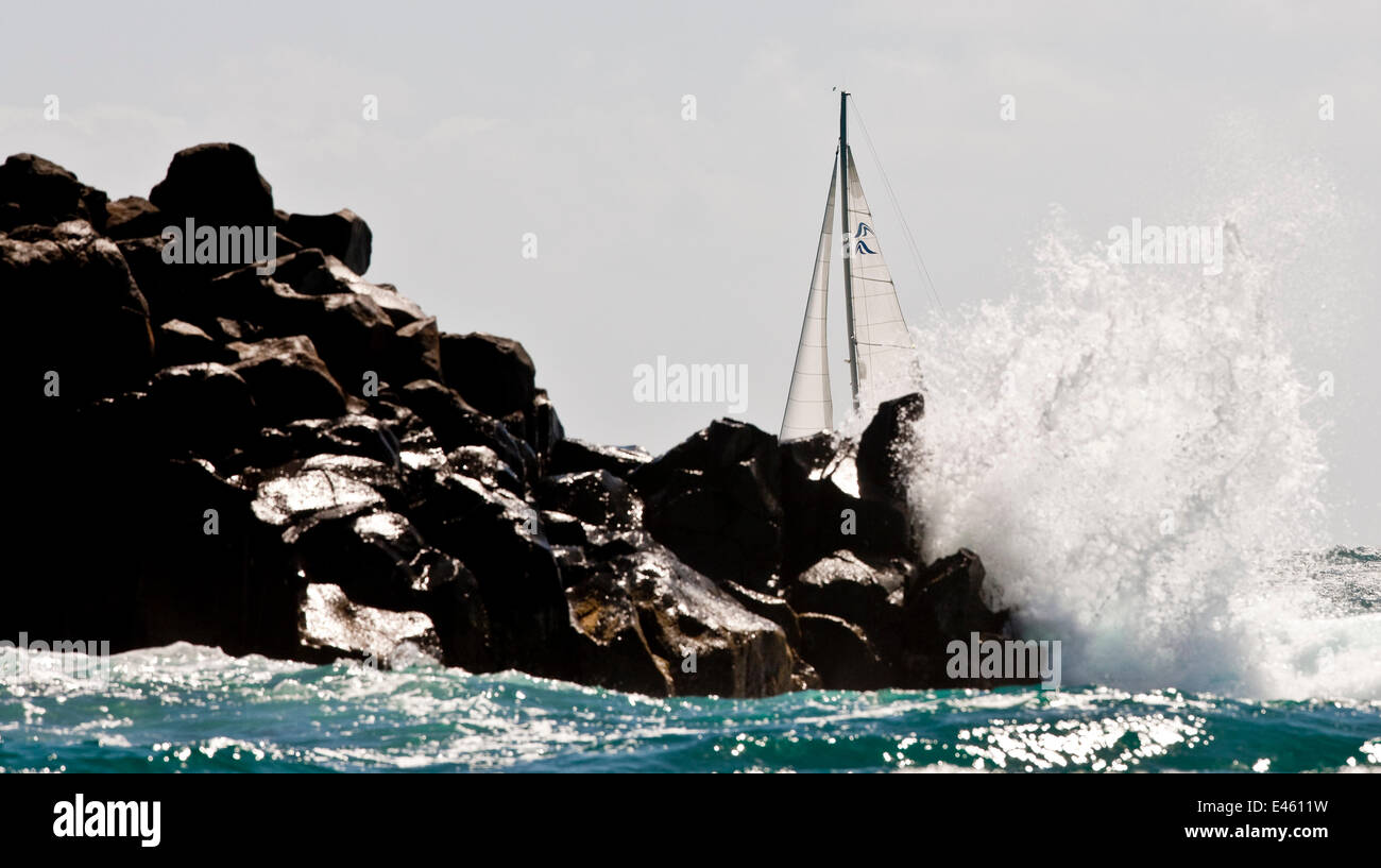 Dangerous sailing race hi-res stock photography and images - Alamy